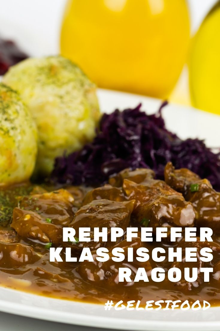 Rehragout Rezept: Rehpfeffer, ein Klassiker der Wildküche